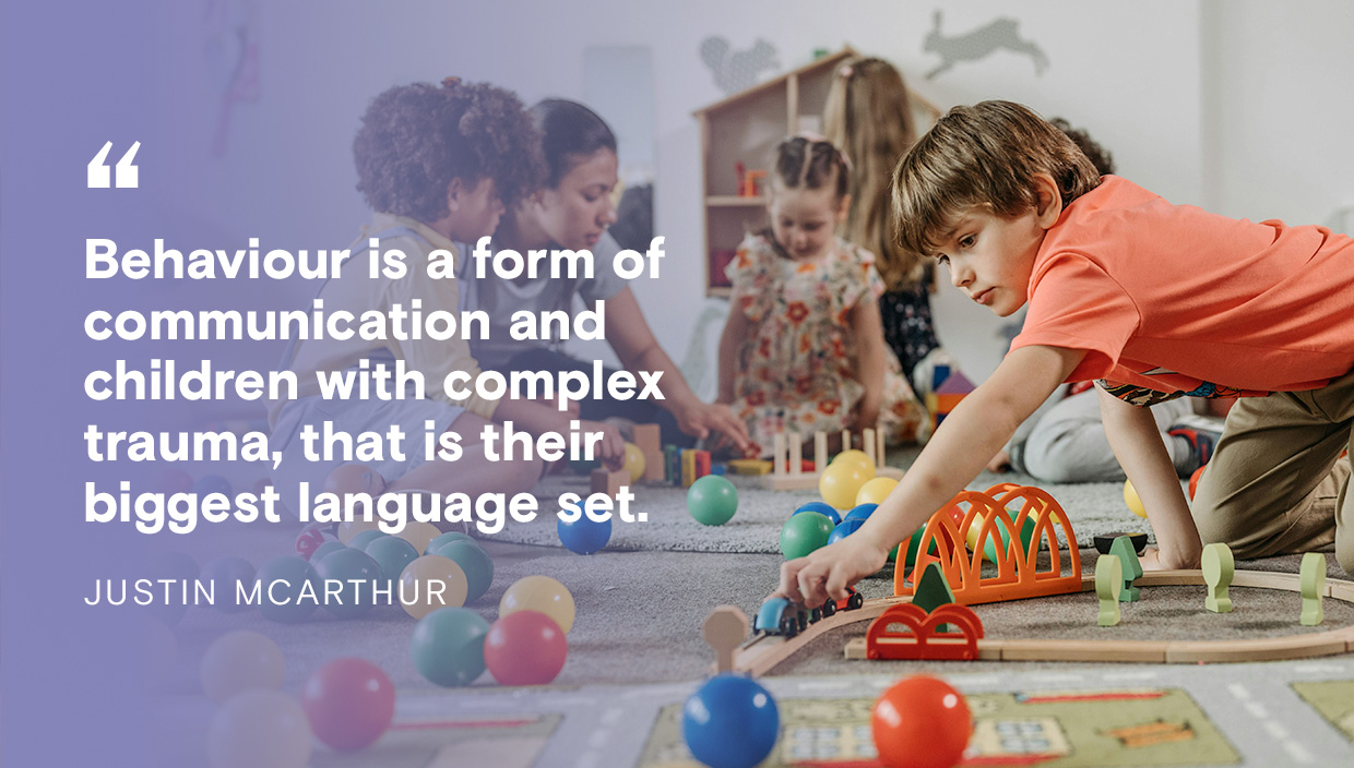 Early childhood educators supporting children experiencing trauma